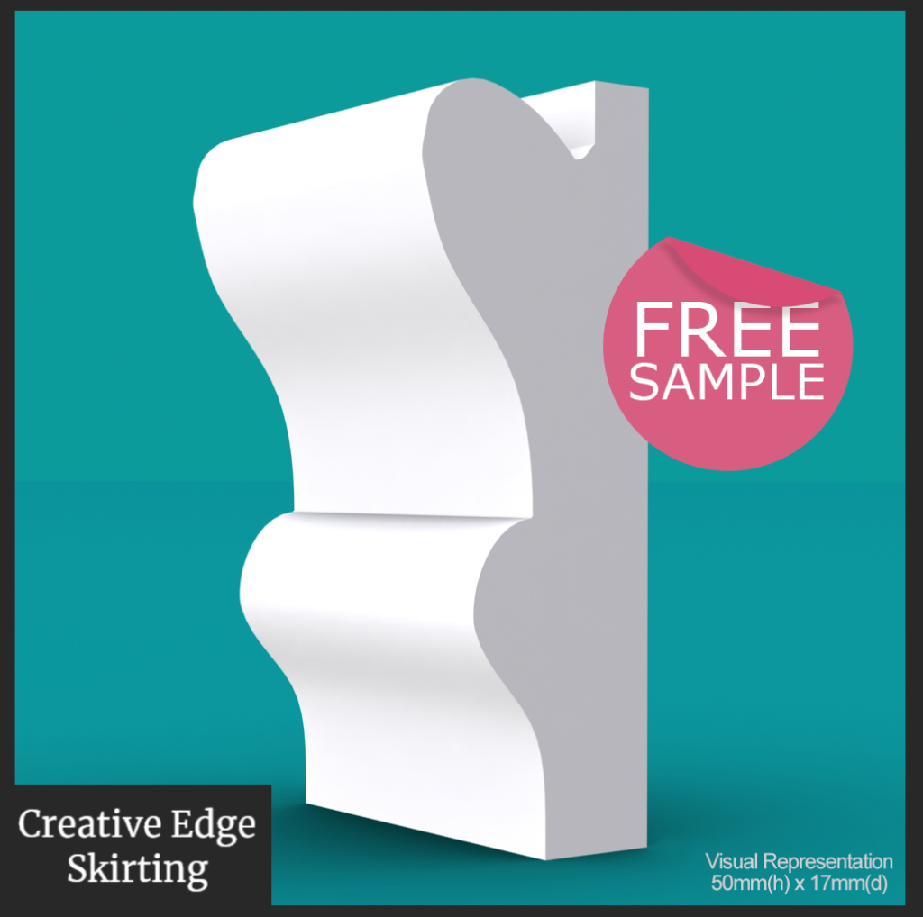 Colonial Grande Picture Rail Sample - Creative Edge Skirting