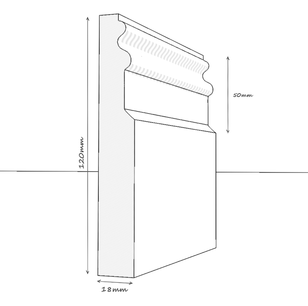 Colonial Skirting Board | MDF Colonial Skirting