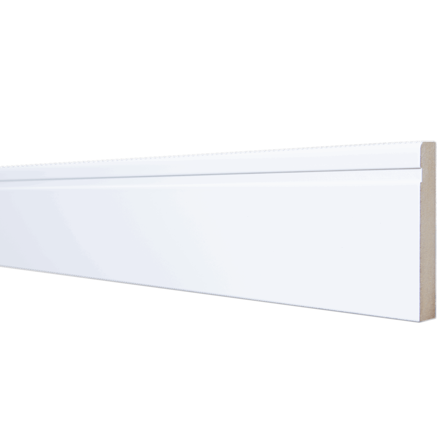 Buy Pre Painted, White, MDF, Bespoke Skirting Boards Online